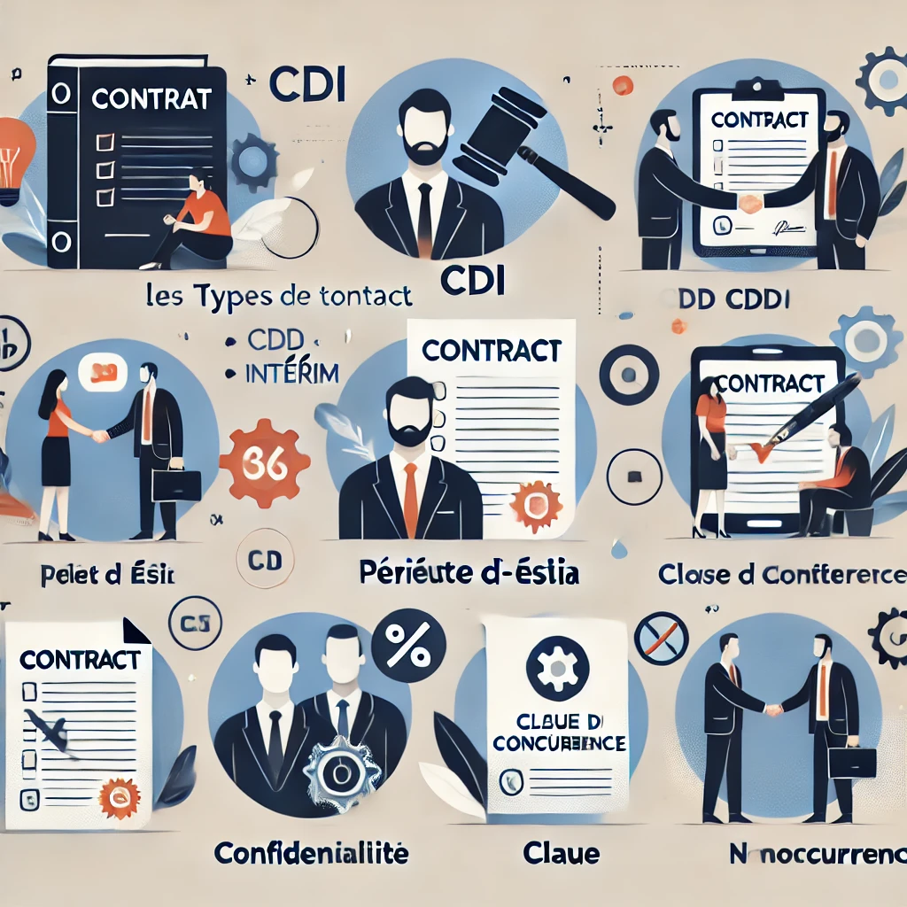 CHAPITRE 61 : Les contrats de travail - COURS NDRC